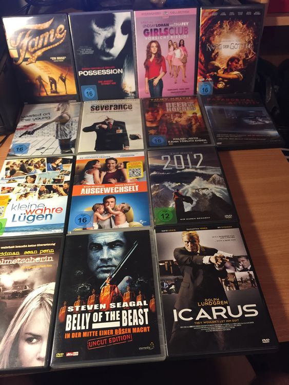 Box Nr.5 mit über 50 DVD (Gebraucht) in Ebikon für CHF 1.95 – mit ...