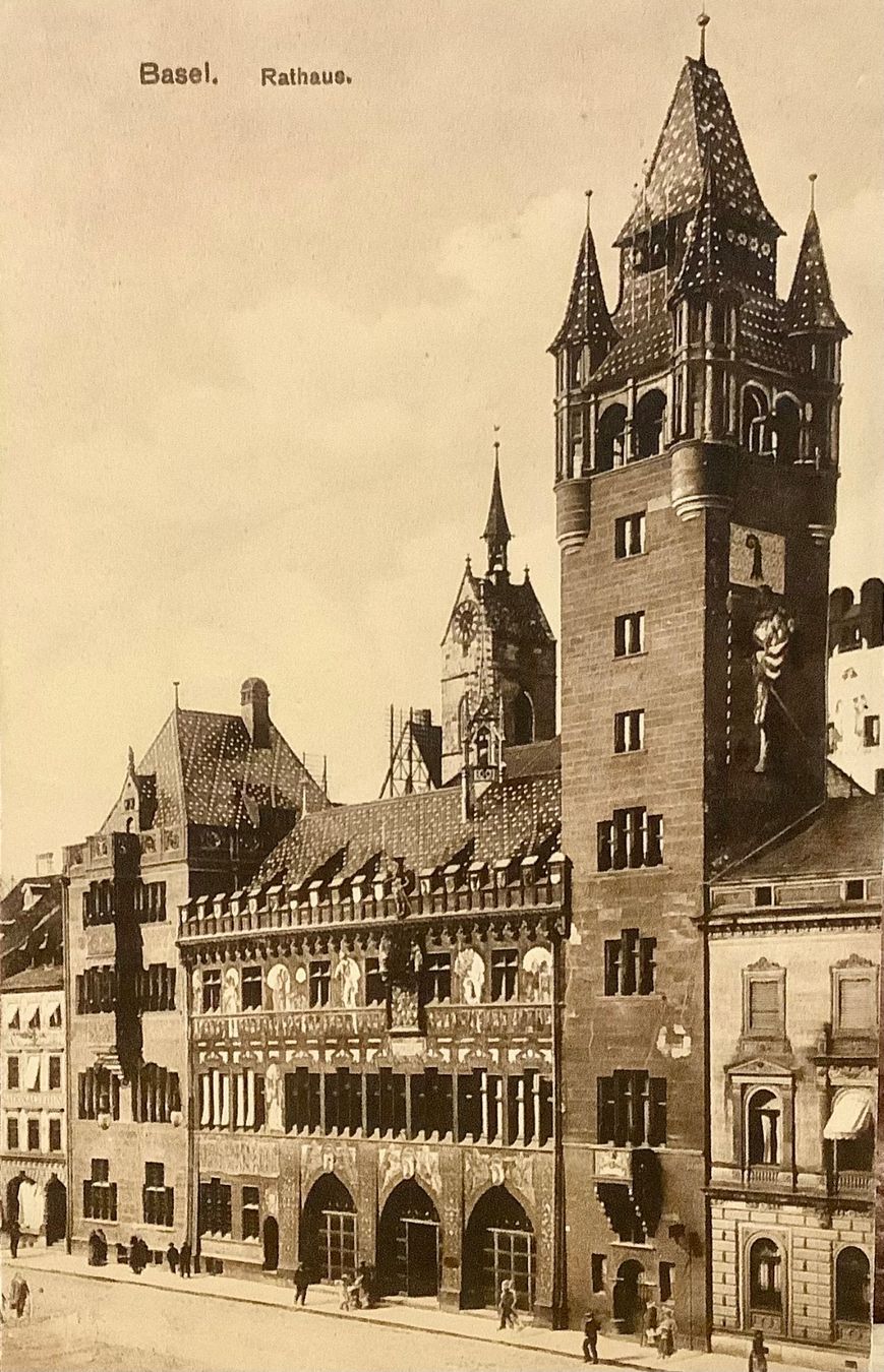 Antike AK - RATHAUS Basel - Belebt (Gebraucht) in Root für CHF 1 – mit Lieferung auf Ricardo kaufen