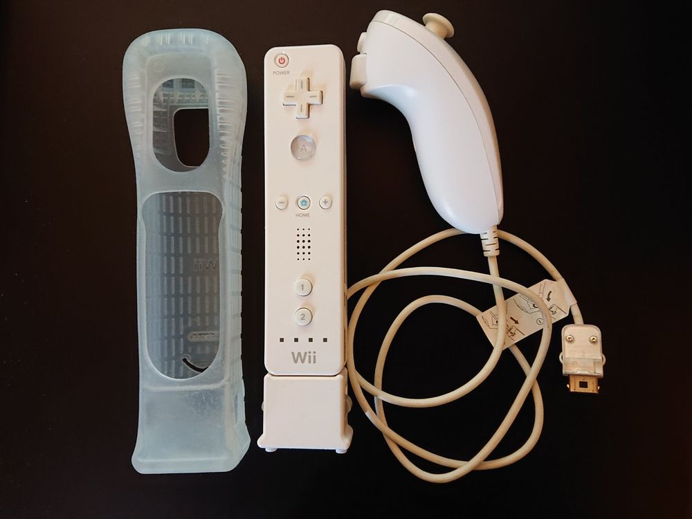 Nintendo Wii - Remote Controller mit Motion Plus + Nunchuk (Gebraucht ...