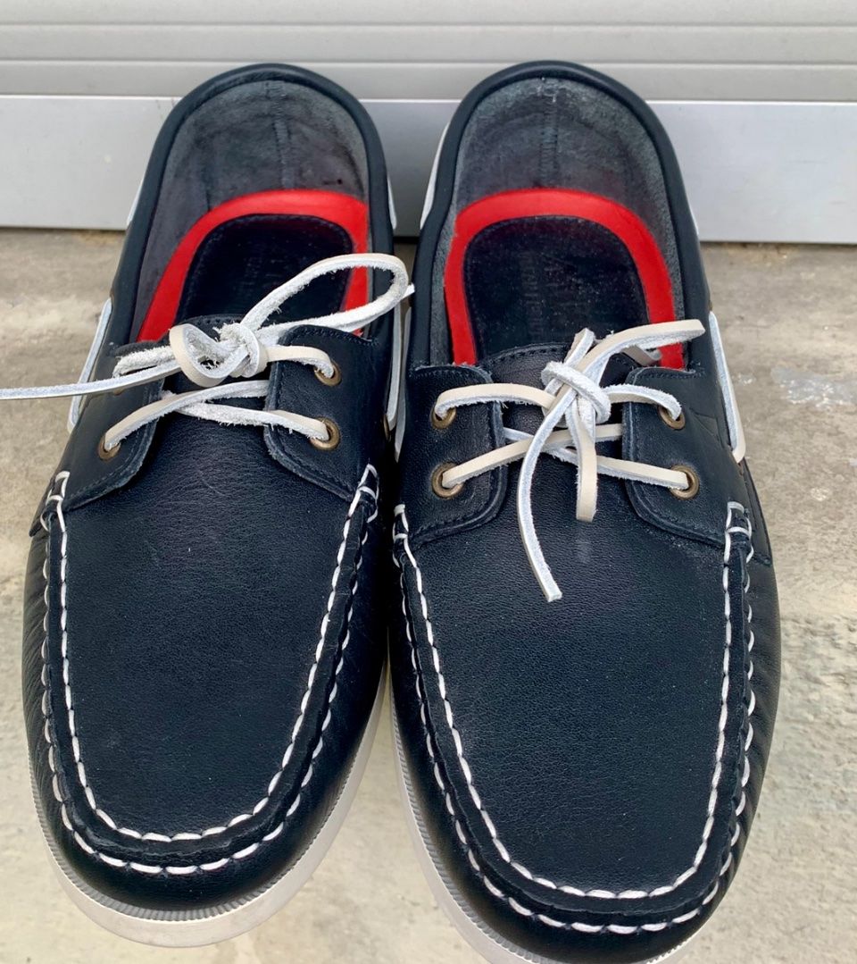 Superbes mocassins de bateau MUSTO ocean engineered n.40.5 (Neu (gemäss ...