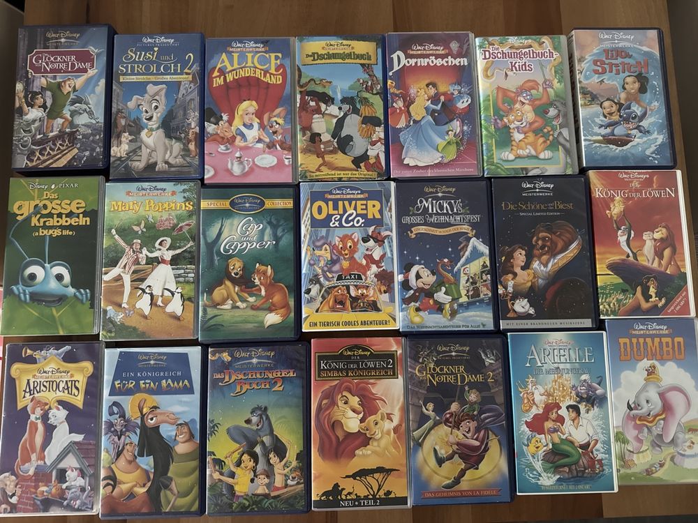 21 VHS Kassetten Sammlung Walt Disney etc (Gebraucht) in Zürich für CHF 1 – mit Lieferung auf ...
