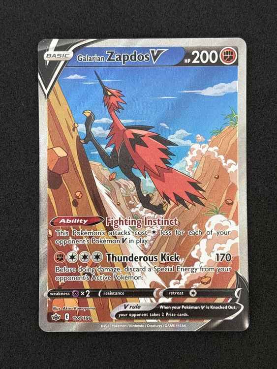 Zapdos di Galar V 174/198 # ENG # Pokémon NM/MINT (Neu (gemäss ...