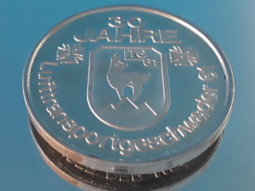 30 Jahre Geschwader LTG61 Landsberg __ Jubiläums Medaille (Gebraucht ...