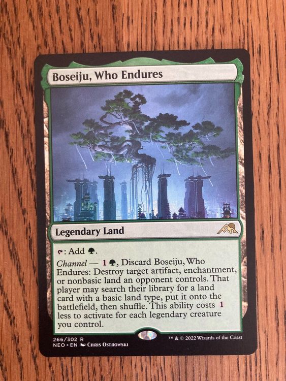 Boseiju, Who Endures Kamigawa Neon Dynasty NM (Neu (gemäss Beschreibung ...