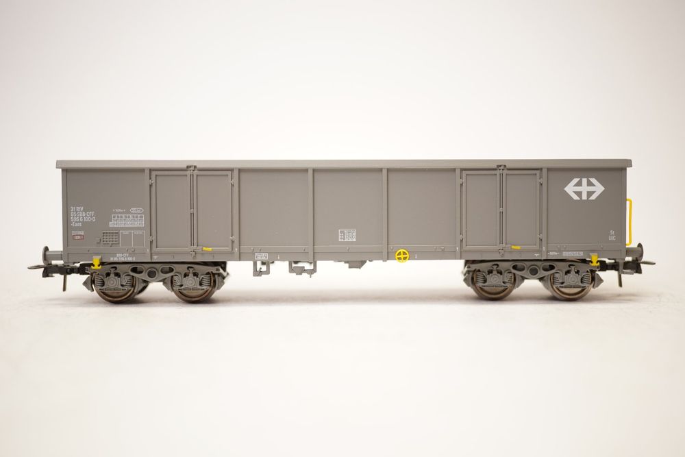 2ß Roco 47206 SBB Güterwagen Eaos grau | Kaufen auf Ricardo