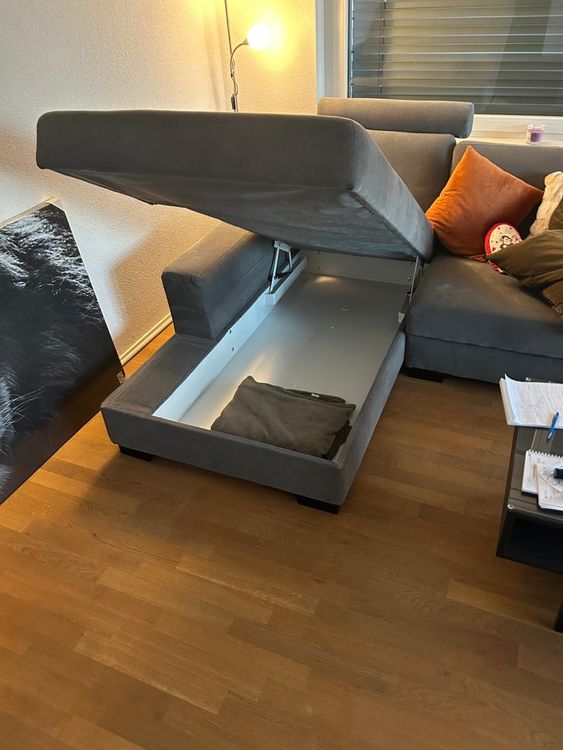 Gemütliches Ecksofa mit Stauraum (Gebraucht) in Hüttikon für CHF 660 – nur Abholung auf Ricardo ...