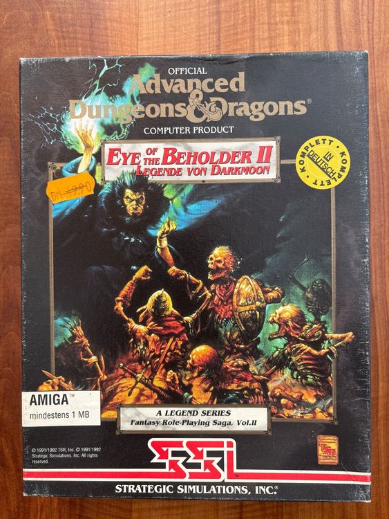 Amiga Spiel: Eye of the Beholder II (Big Box) (Gebraucht) in ...