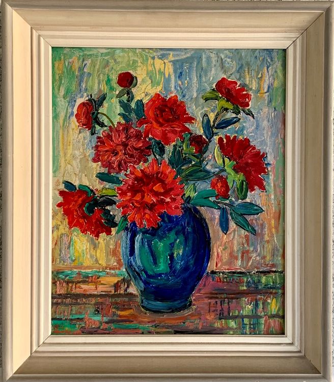 Stilleben Gemälde mit Blumen von Ellena | Kaufen auf Ricardo