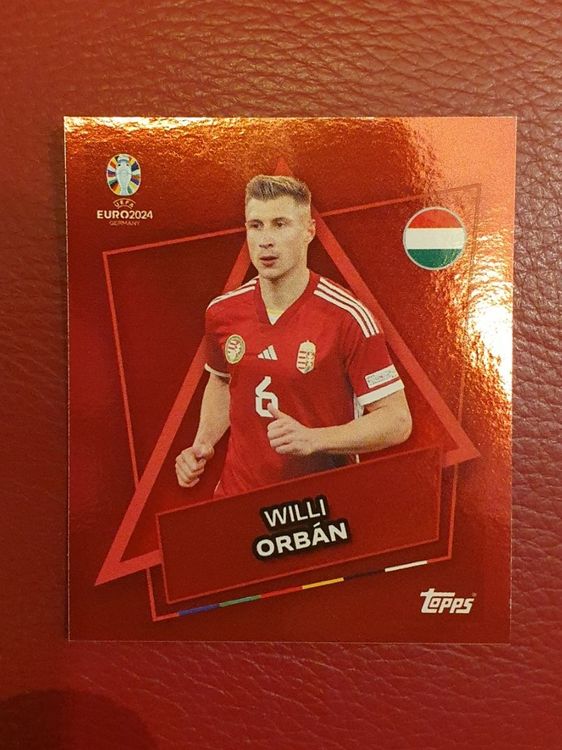 Topps UEFA Euro 2024 Sticker HUN SP WILLI ORBÁN | Kaufen auf Ricardo