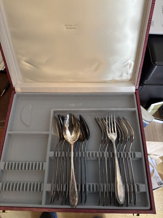 Silberbesteck Muller-Ott 11 Personen Gabeln und Löffel (Neu und originalverpackt) in Zürich für ...