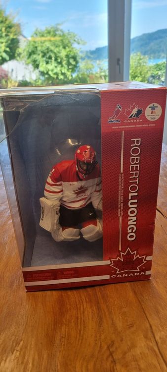 RARE ROBERTO LUONGO 12" TEAM CANADA 2010 GOLD MEDAL OLYMPICS (Gebraucht ...