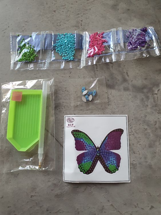 Diamond Painting, klein, Schmetterling | Kaufen auf Ricardo