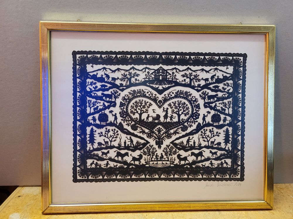 Scherenschnitt Heidi Widmer (Gebraucht) in Degersheim für CHF 520 – mit Lieferung auf Ricardo kaufen