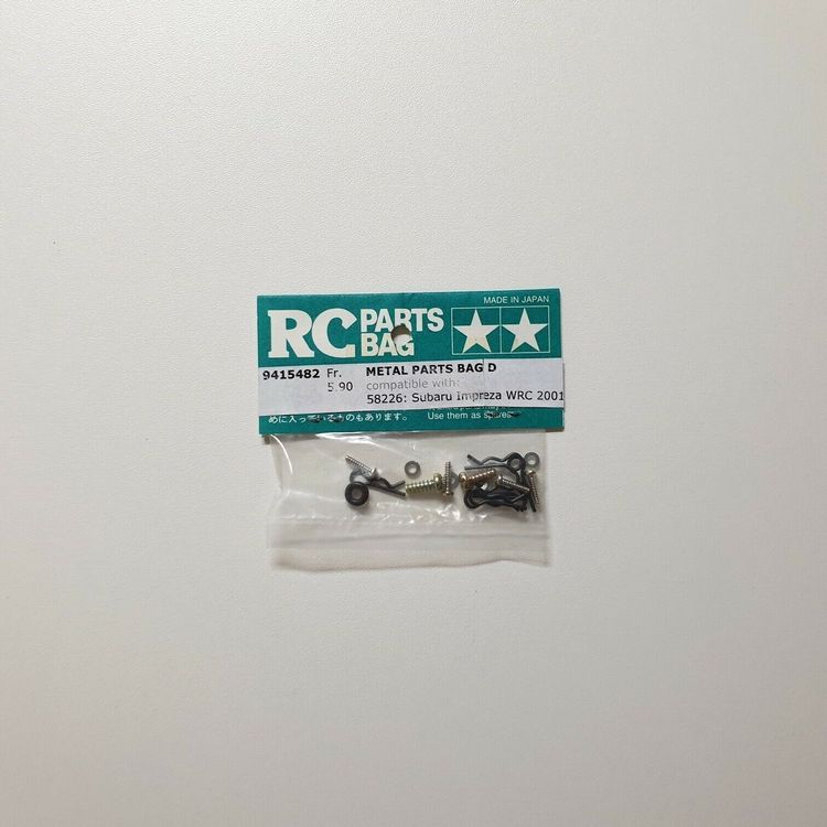Tamiya 9415482 metal parts bag D 58226 Subaru Impreza WRC 01 (Neu ...