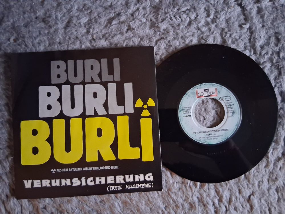ERSTE ALLGEMEINE VERUNSICHERUNG BURLI 7 VINYL SINGLE (Gebraucht) in ...