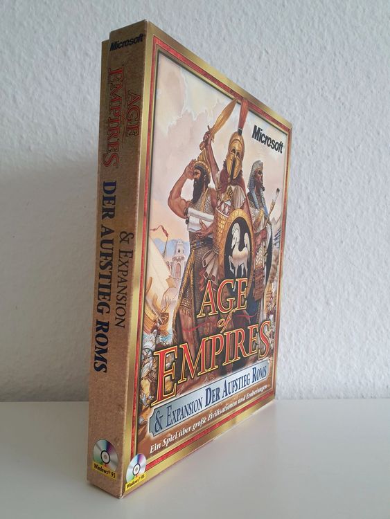 PC Games Age of Empires Gold (mit Add-On) (1997) Big Box (Gebraucht) in ...