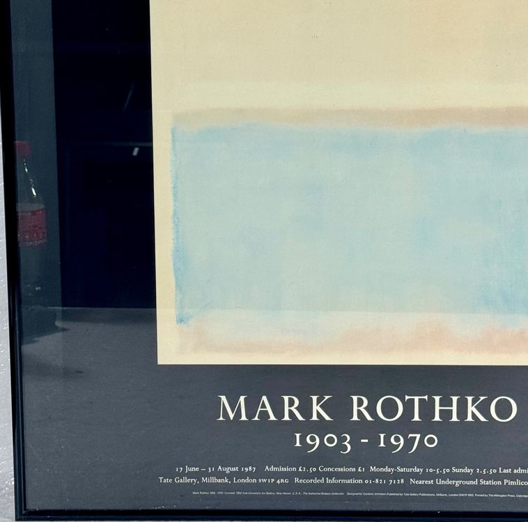 MARK ROTHKO (1903 - 1970) Grosse The Tate Gallery Plakat | Kaufen auf ...