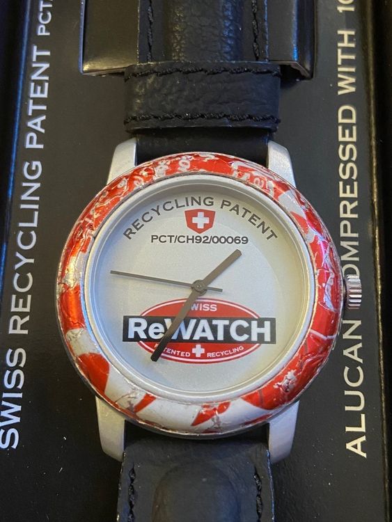 Vintage ReWATCH SWISS PATENTED RECYCLING (Neu und originalverpackt) in Bidogno für CHF 72 – mit ...