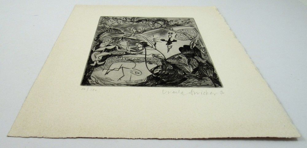 CH Pop Art - Signierte Radierung der Ursula Stricker (1956) (Gebraucht ...