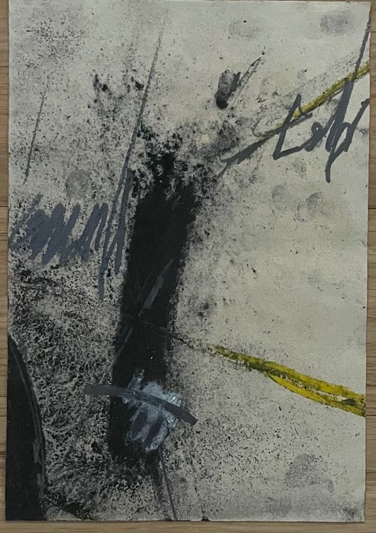 Robert Mittringer (1943) abstrakte Mischtechnik (Gebraucht) in Root für CHF 25 – mit Lieferung ...