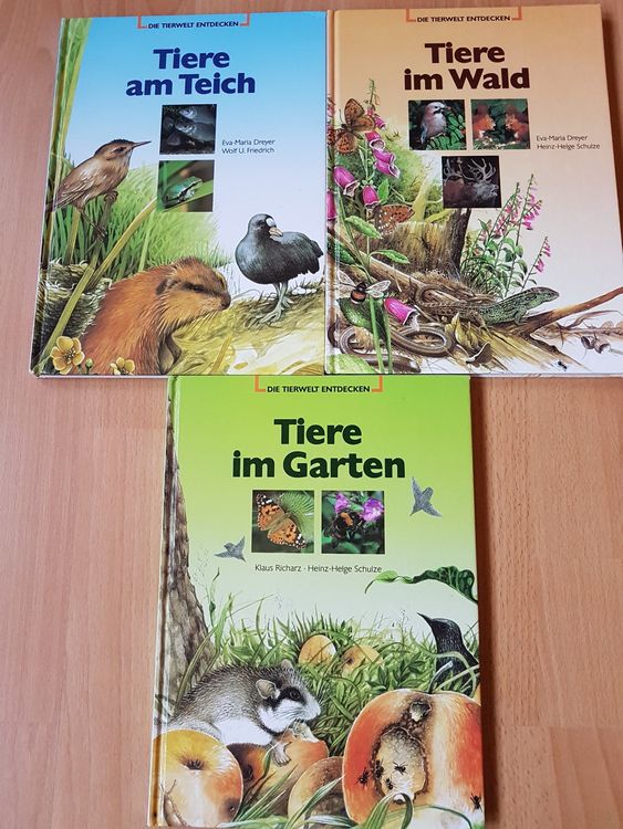 3 x DIE TIERWELT ENTDECKEN (TIERE AM TEICH / IM WALD / IM GA | Kaufen auf Ricardo