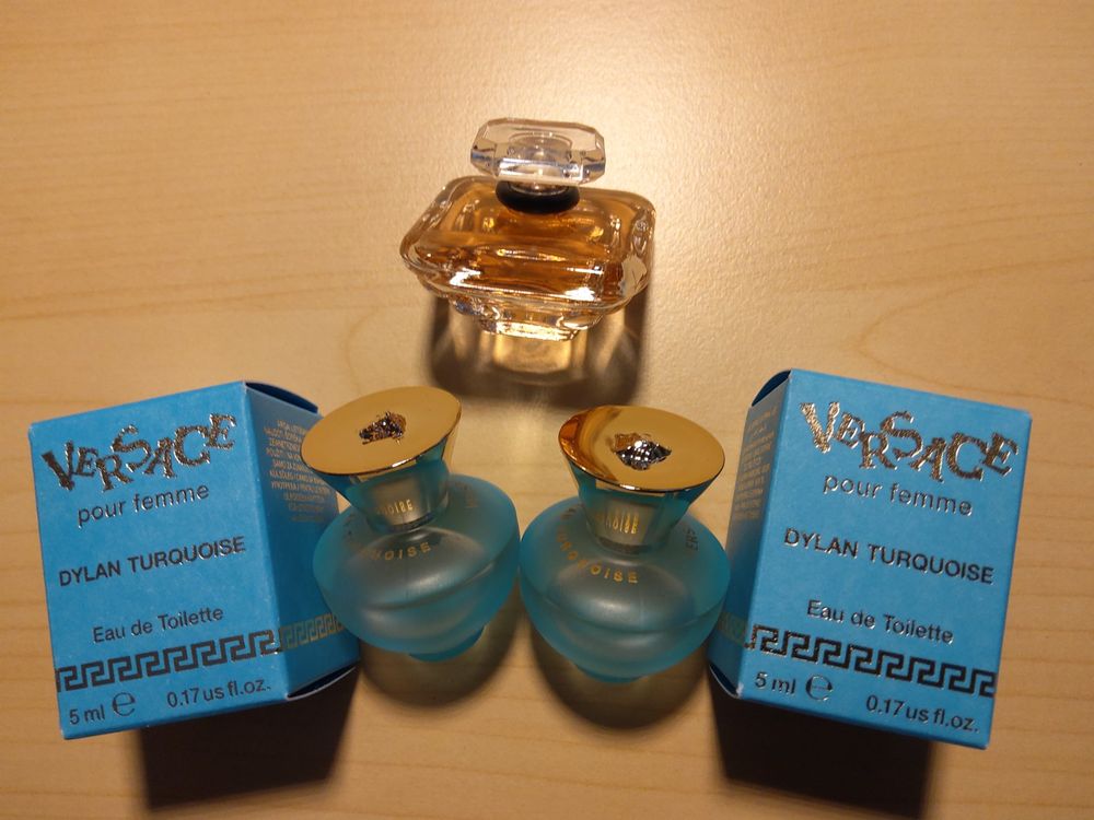 Parfüm Minis 2x Versace und 1x Lancome Trésor (Neu und originalverpackt ...