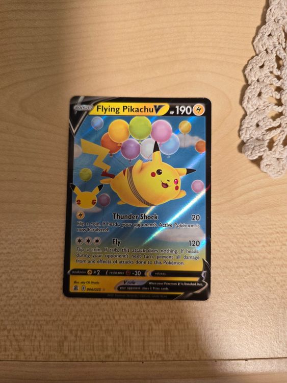 Pokemon Karte - Flying Pikachu V 006/025 (Neu (gemäss Beschreibung)) in ...