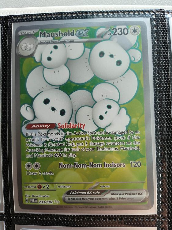 Maushold ex Full Art - Paradox Rift Pokemon Englisch | Kaufen auf Ricardo
