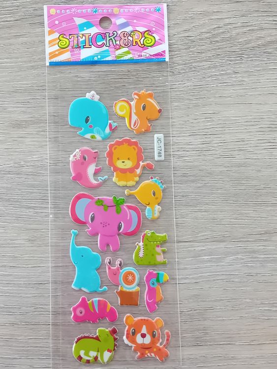 3D Tier-Sticker für Kinder, neu! (Neu und originalverpackt) in Uzwil ...