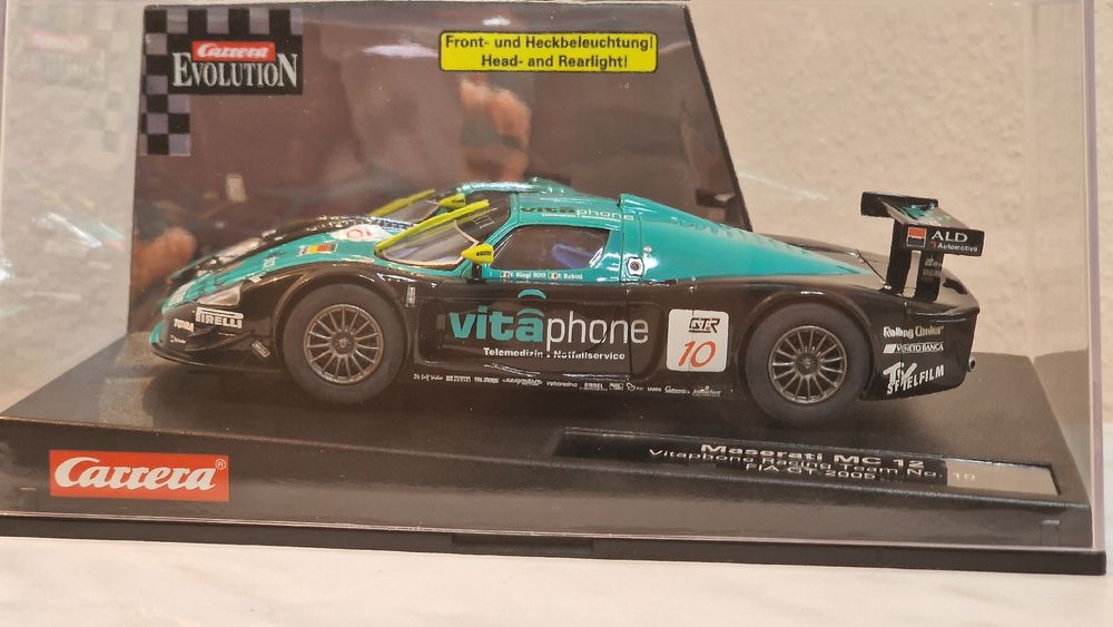 CARRERA EVOLUTION Maserati MC 12 Vitaphone Racing Team No.10 (Neu und ...
