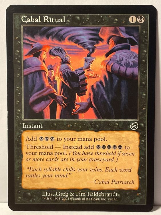 Magic The Gathering - Cabal Ritual | Kaufen auf Ricardo