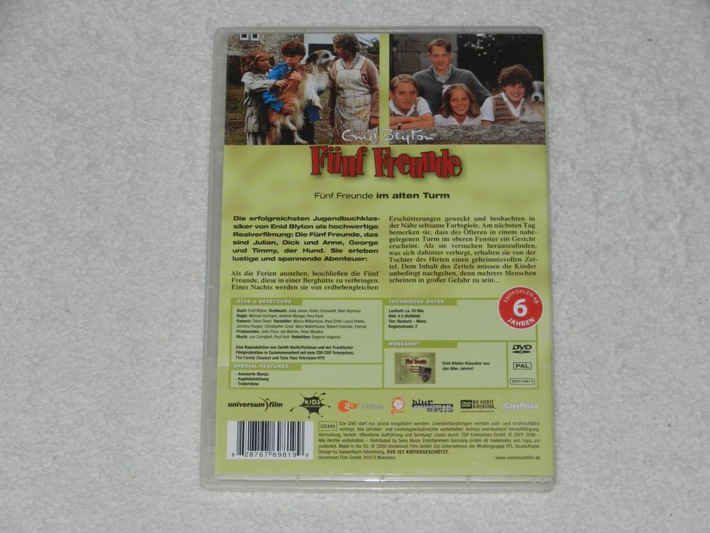 DVD FÜNF FREUNDE - FÜNF FREUNDE IM ALTEN TURM / FSK:6 | Kaufen auf Ricardo