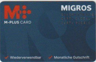 Migros Geschenkkarte (Gebraucht leer) M - PLUS CARD (Gebraucht) in ...