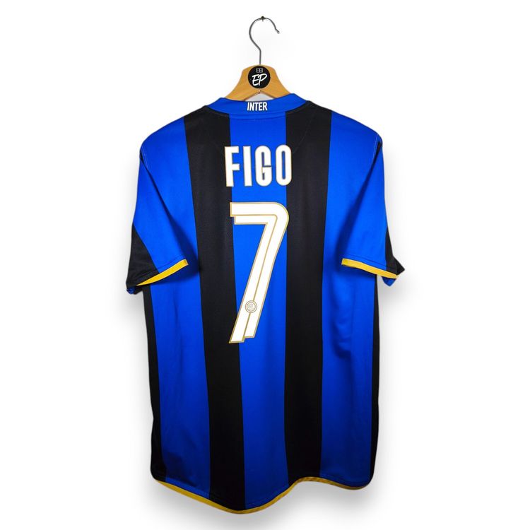 2008-09 Inter Milan Home Trikot Figo #7 - 9/10 - (M) (Gebraucht) in ...
