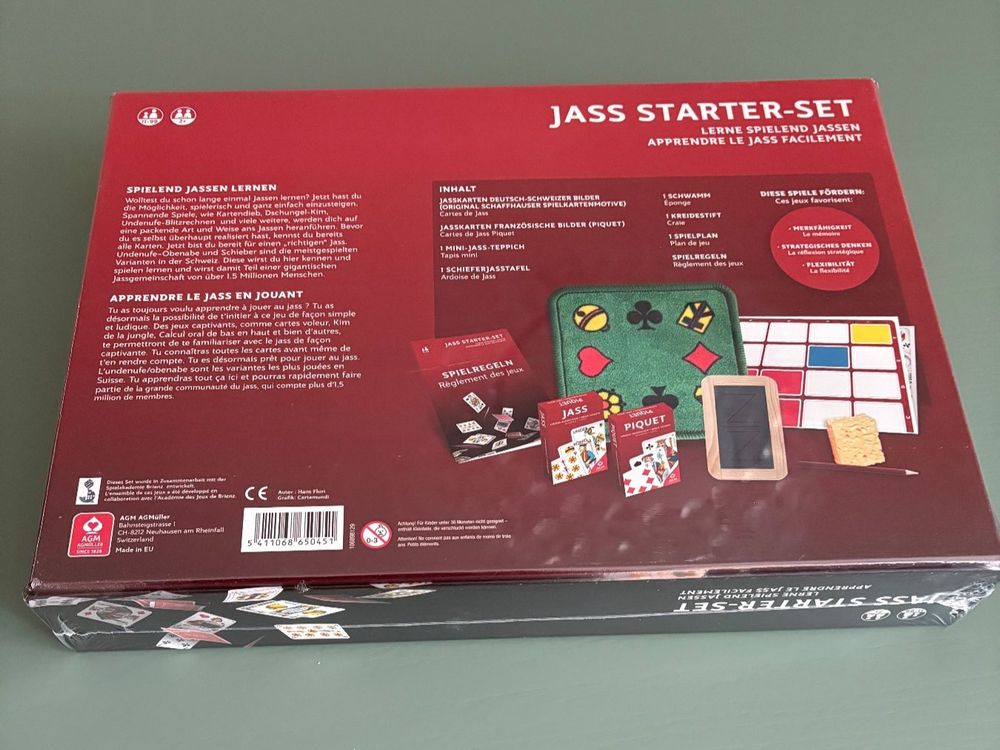 Jass Starter-Set: Lerne spielend jassen / NEU (Neu und originalverpackt ...