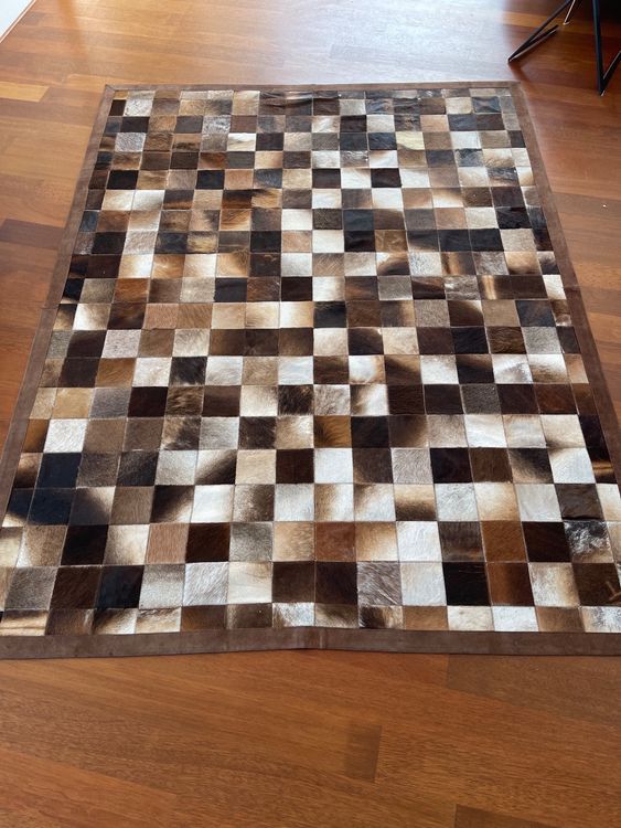 Argentinian Cowhide Patchwork Rug | Kaufen auf Ricardo