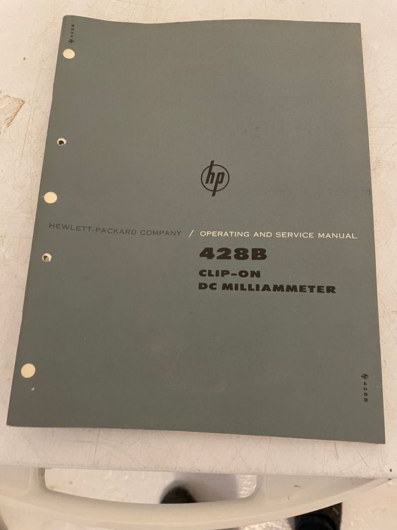 HP Röhren-Amperemeter 428B | Kaufen auf Ricardo