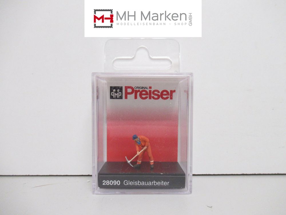 Preiser 28090 Figur "Gleisbauarbeiter" 1:87 H0 Anlage Deko | Acheter ...