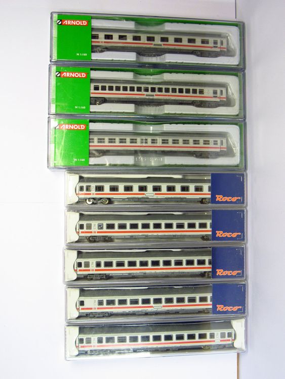 Roco / Arnold DB Eurocity EC Set 8-Teilig mit KKK EP V-VI (Neu (gemäss ...