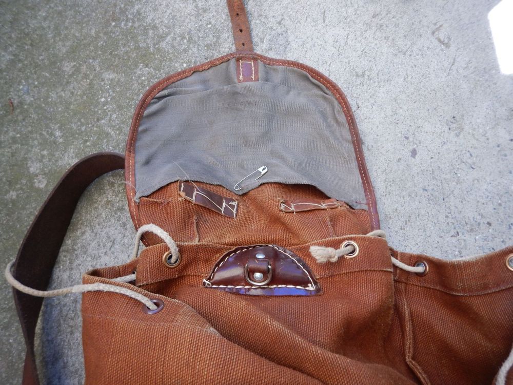 antiker alter Rucksack 1930 1940 Einsetzbar | Kaufen auf Ricardo