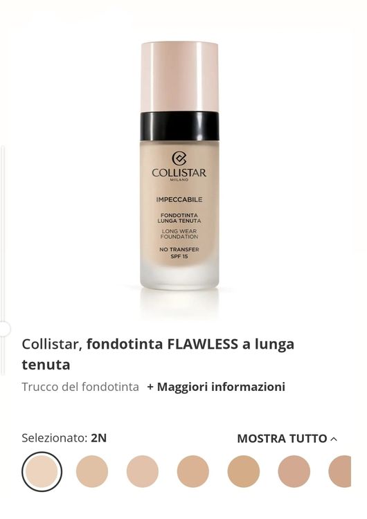 Collistar, fondotinta FLAWLESS a lunga tenuta | Kaufen auf Ricardo