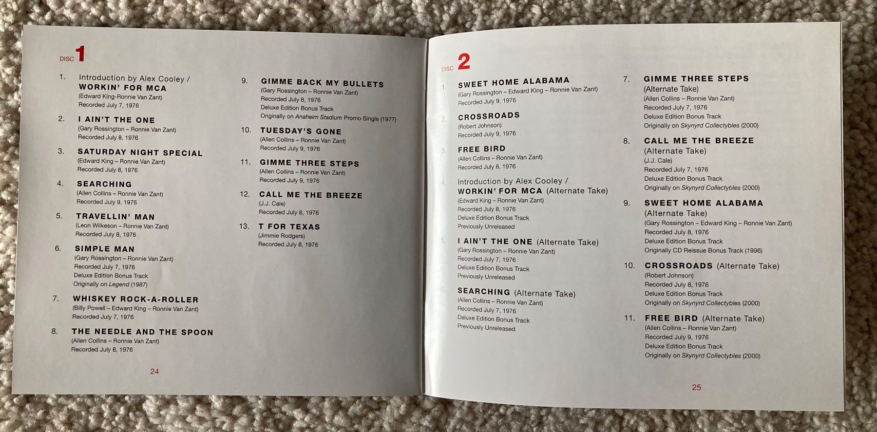 LYNYRD SKYNYRD - ONE MORE FROM THE ROAD (Rarities Edition) (Neu (gemäss ...