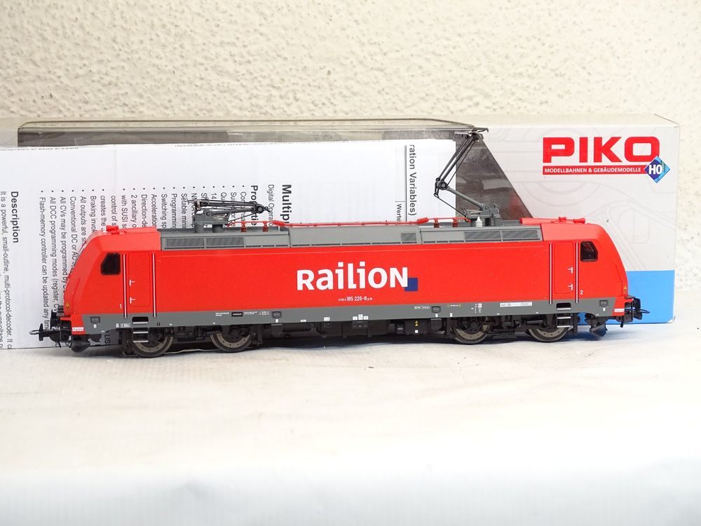 Piko Expert 59340 BR185 Railion DB Rot, Digital,H0,WS/AC,OVP (Gebraucht ...