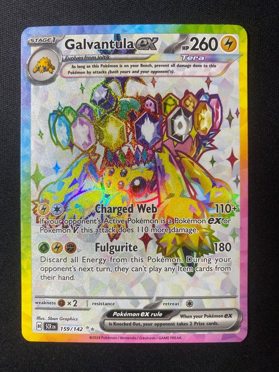 Galvantula ex 159 - Voltula ex - Stellar Crown - EN (Neu (gemäss ...