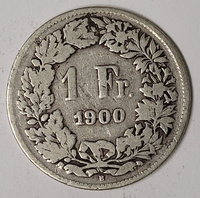 1 FRANKEN / SCHWEIZ 1900 (AUFLAGE 400'000) | Kaufen auf Ricardo