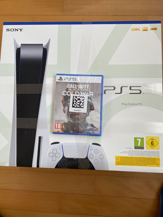 PS5 Playstation 5 Disc Edition + CoD Cold War (Neu und originalverpackt ...