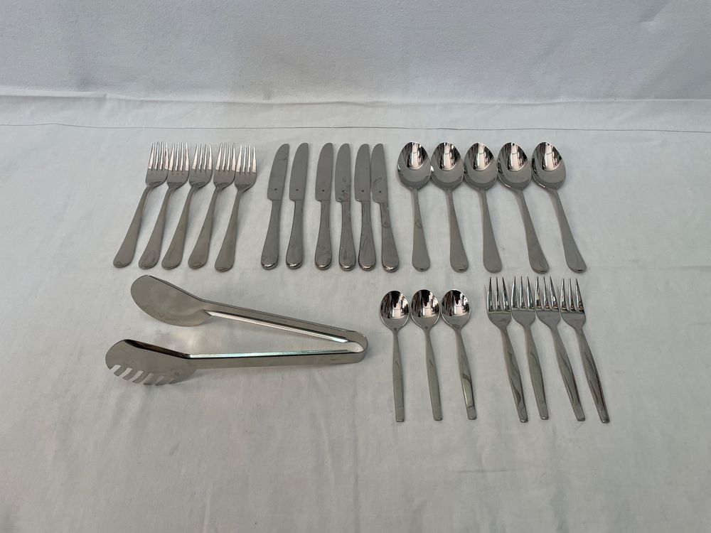 Poliertes Edelstahl Besteck WMF Cromargan Merit Essbesteck (Gebraucht ...