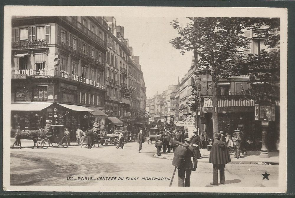 Carte P de 1913 ( Paris / L'Entrée du Faub Montmartre ) | Kaufen auf ...