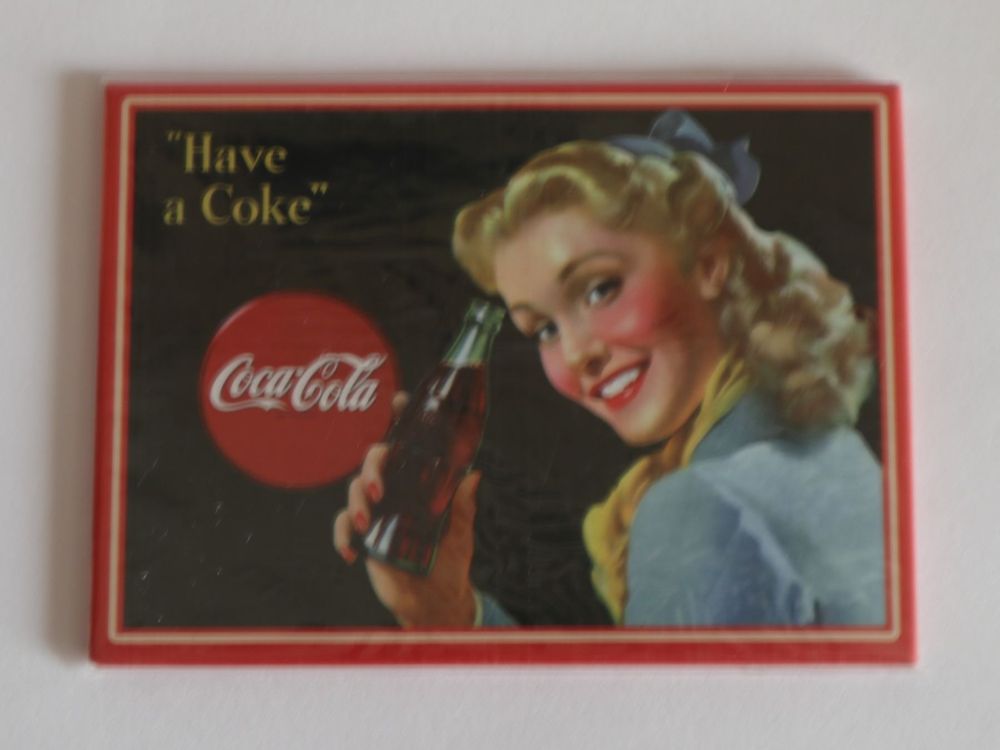 Coca Cola Pin-Up Magnet | Kaufen auf Ricardo