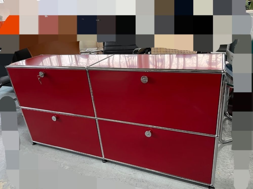 USM Sideboard Rot in super Zustand (Preis verhandelbar) (Gebraucht) in ...